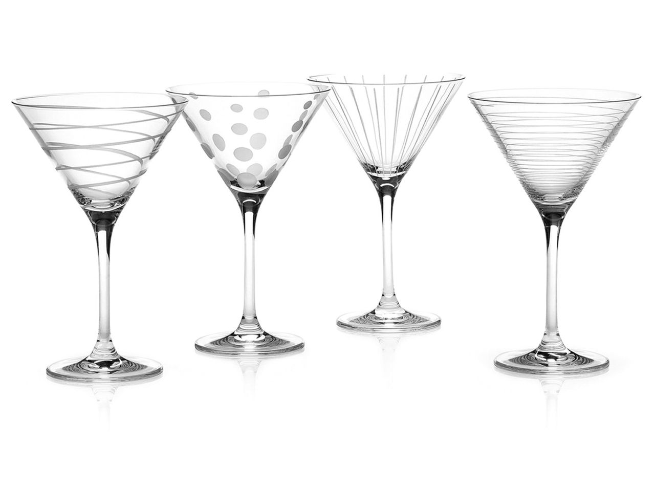 MIKASA CHEERS MARTINI GLASS BOXof4 (MIXED) : Mcdougalls